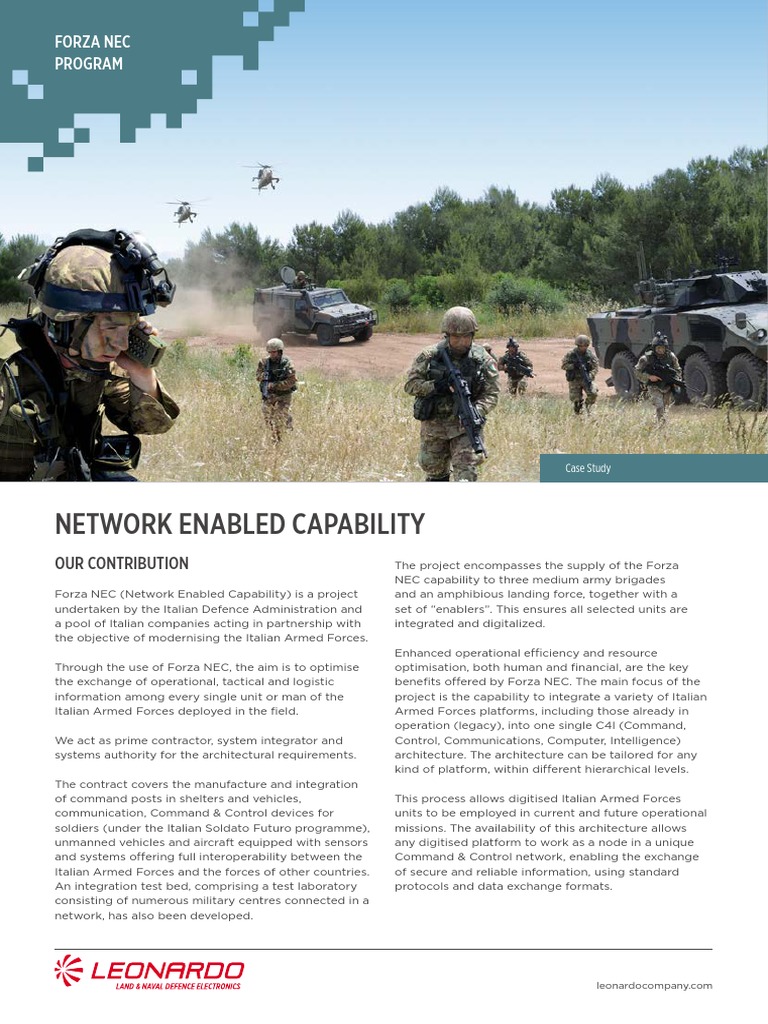 Body FORZA NEC LQ mm07677 | PDF | Military | Command And Control