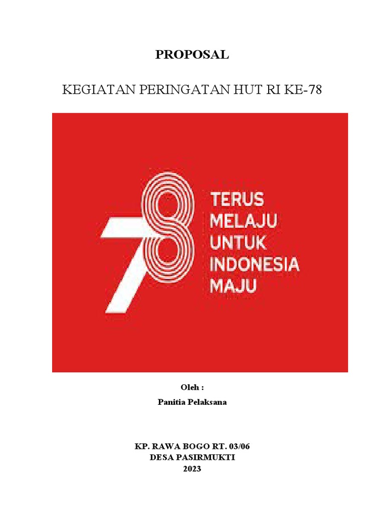 Contoh Proposal 17 Agustus | PDF