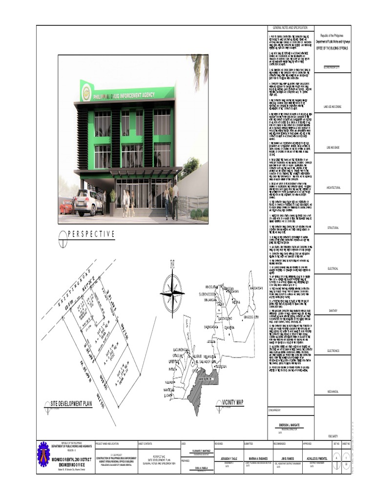 Perspective: Vicinity Map Site Development Plan | PDF | Philippines