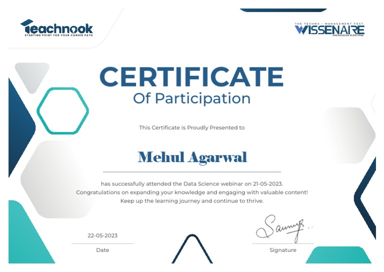 Machine Learning Certificate | PDF