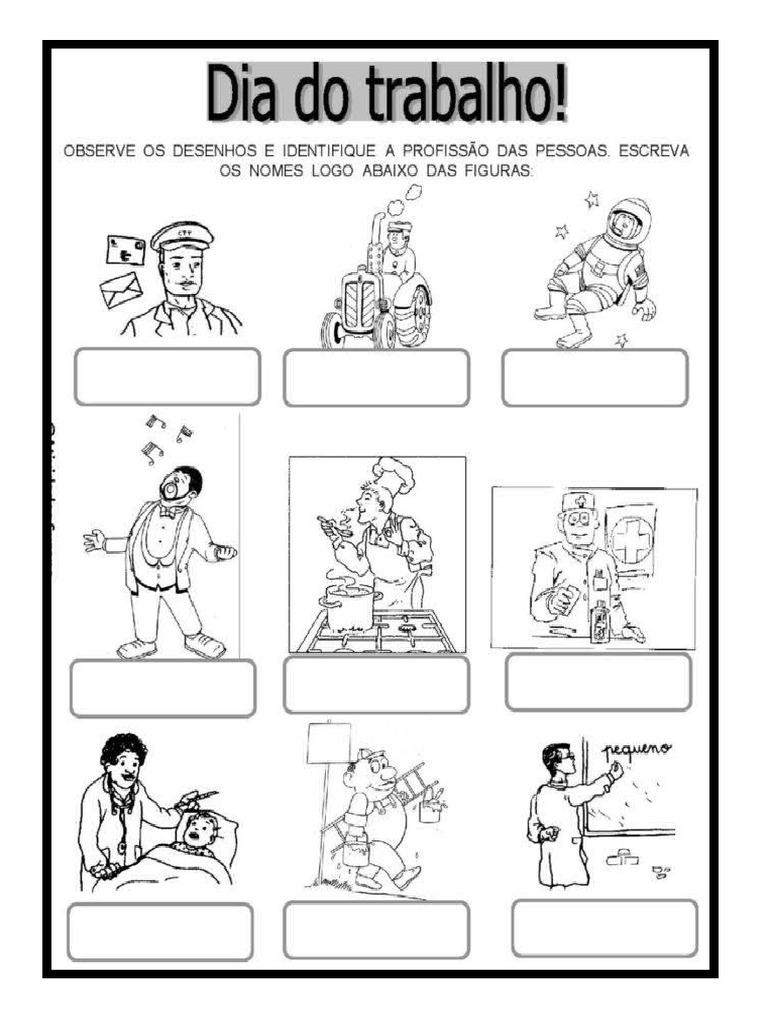Atividade - Dia Do Trabalho | PDF