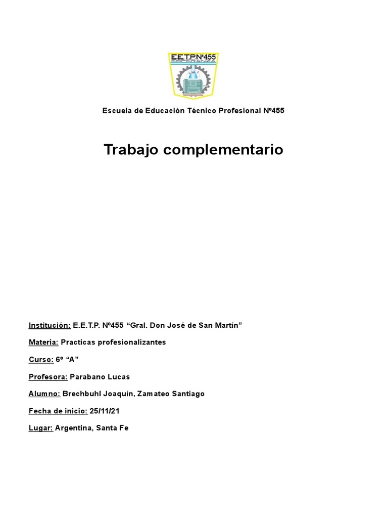 Trabajo Complementario | PDF | Leche | Productos lácteos
