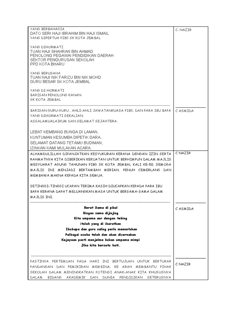 Teks Pibg SKKJ 2023 | PDF