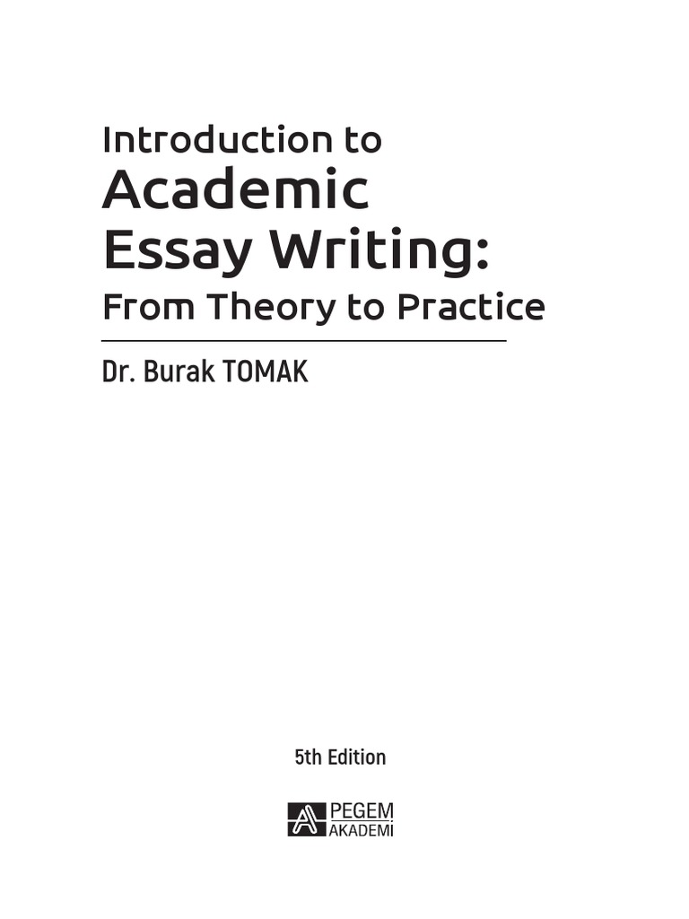 Academic Essay Writing:: Introduction To | Download Free PDF | English As A Second Or Foreign ...