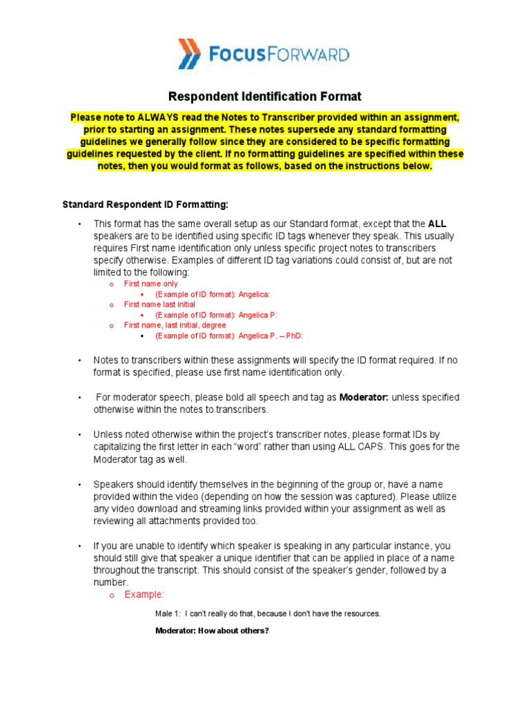 Respondent | Download Free PDF | Identifier | Human Communication