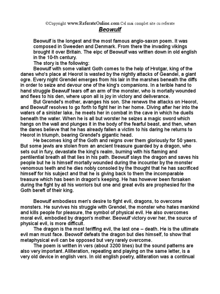 Beowulf | PDF | Beowulf | Poetry