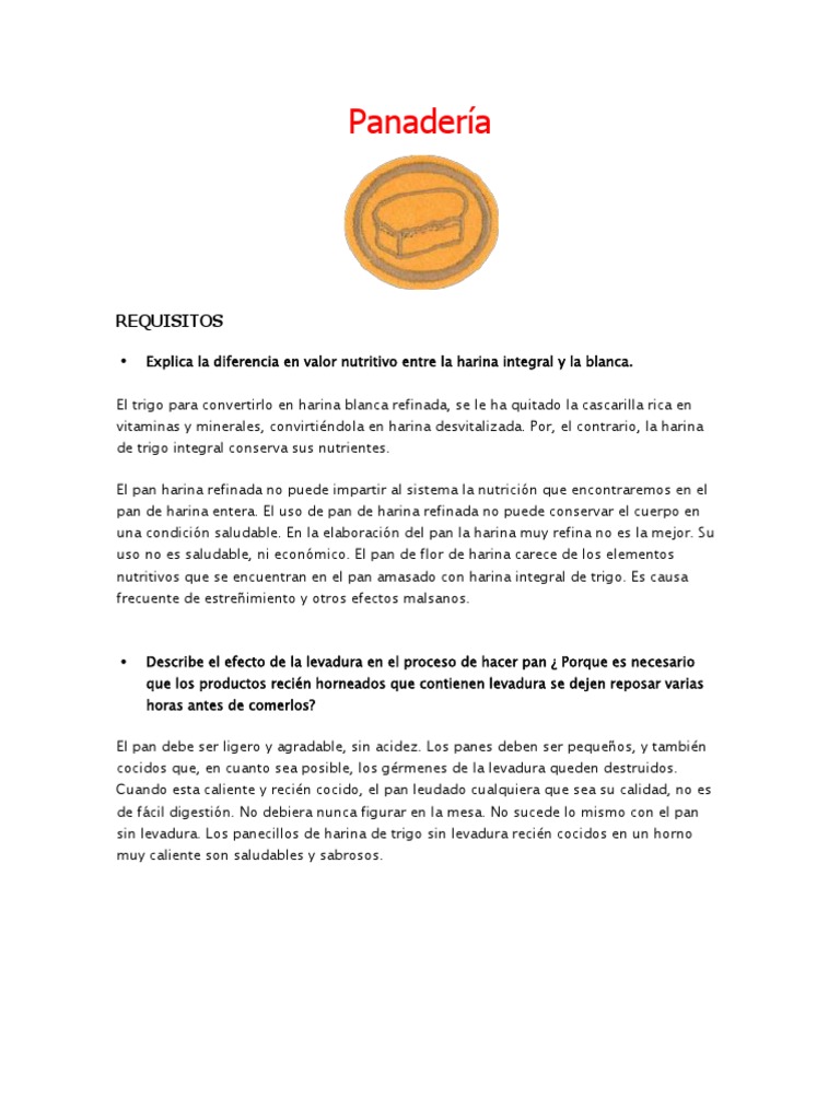 Panaderia | PDF | Panes | Galleta