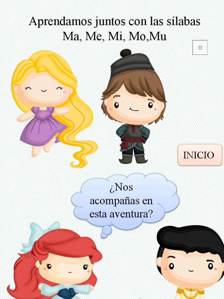 Aprendo Sílaba Ma Me Mi Mo Mu | PDF
