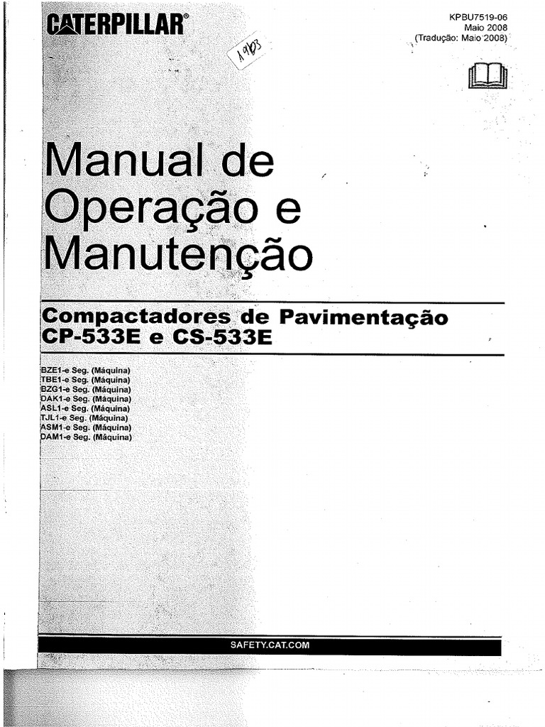 03-Manual Operacao e Manutencao CP 533e e Cs 533e | PDF 03-Manual Operacao e Manutencao CP 533e e Cs 533e | PDF
