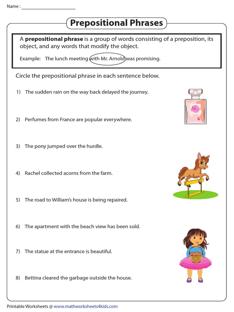 Spot Prep Phrases | PDF
