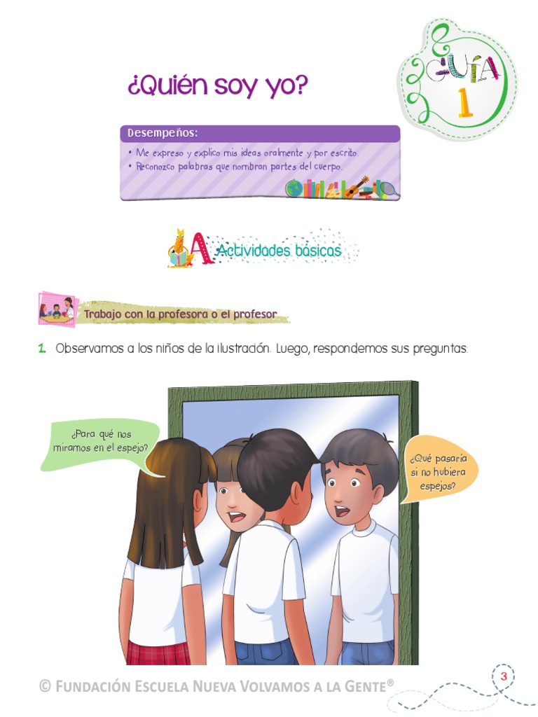 G2-Guía1-Quién Soy Yo | PDF