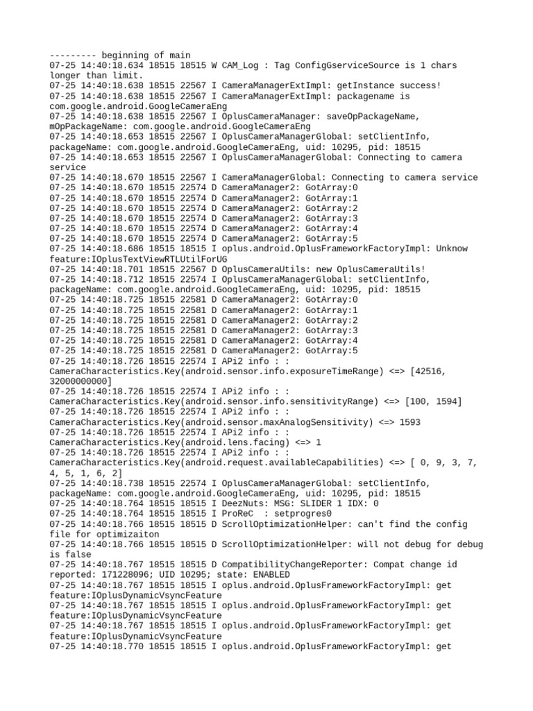 Log Cat 1690270818540 | PDF | Computer Engineering | Software Engineering