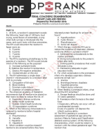 Midwifery Final Test 1 | PDF | Midwife | Midwifery