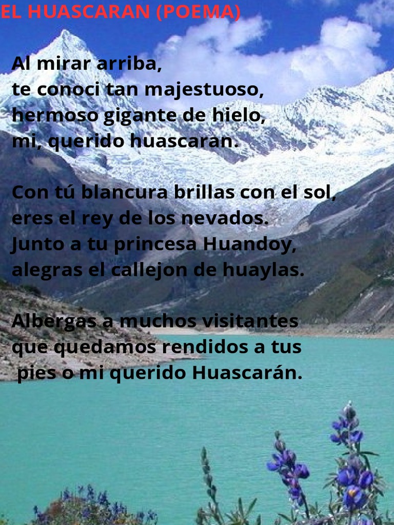 Poema al Huascarán: Majestad y Belleza | PDF