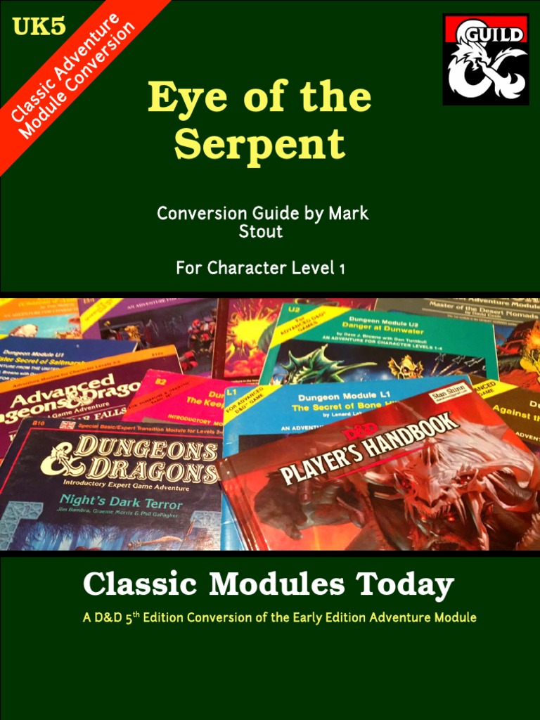 CMT - UK5 Eye of The Serpent | PDF | Dungeons & Dragons | Wizards Of The Coast