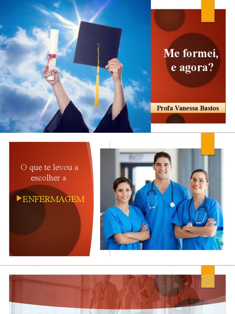 Me Formei E Agora Pdf Enfermagem Especialidades Médicas