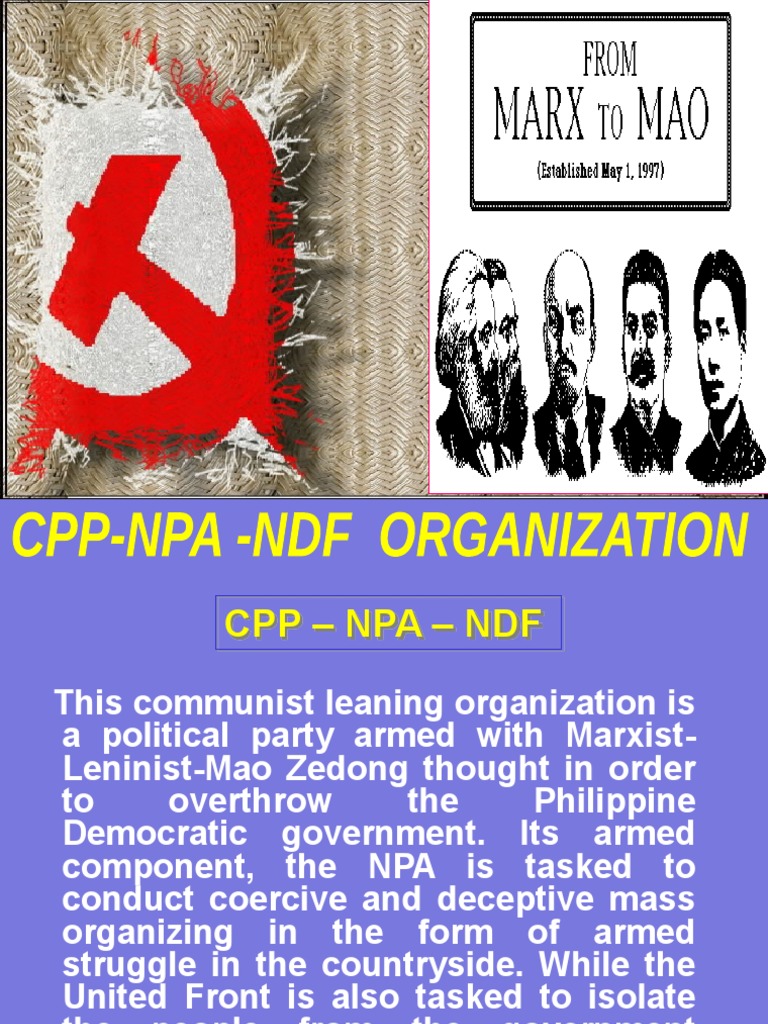 Cpp-Npa Orgn - Revised Feb 2014 | PDF | Philippines | Left Wing Politics