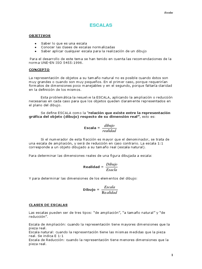 Escalas | PDF | Dibujo