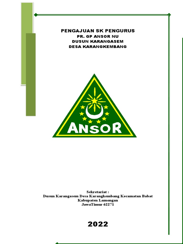 Contoh Pengajuan SK Ranting | PDF