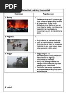 Mga Uri NG Kalamidad | PDF