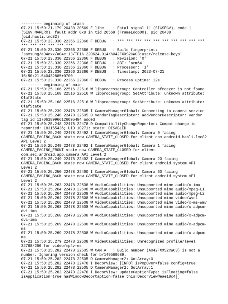 Logcat 1689929425120 | PDF | Computer Engineering | Computer Science