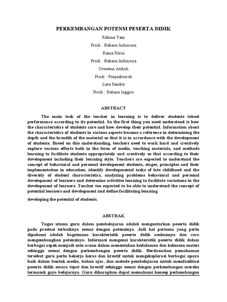 Artikel Kelompok 7 PPD | PDF | Learning | Change