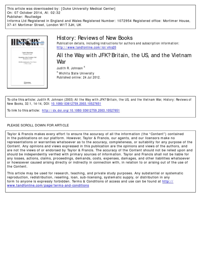 History: Reviews of New Books | PDF