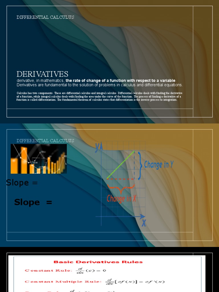 Derivatives Calculus | PDF | Calculus | Differential Calculus