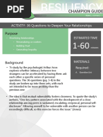 Gottman - Love Map Forms | PDF