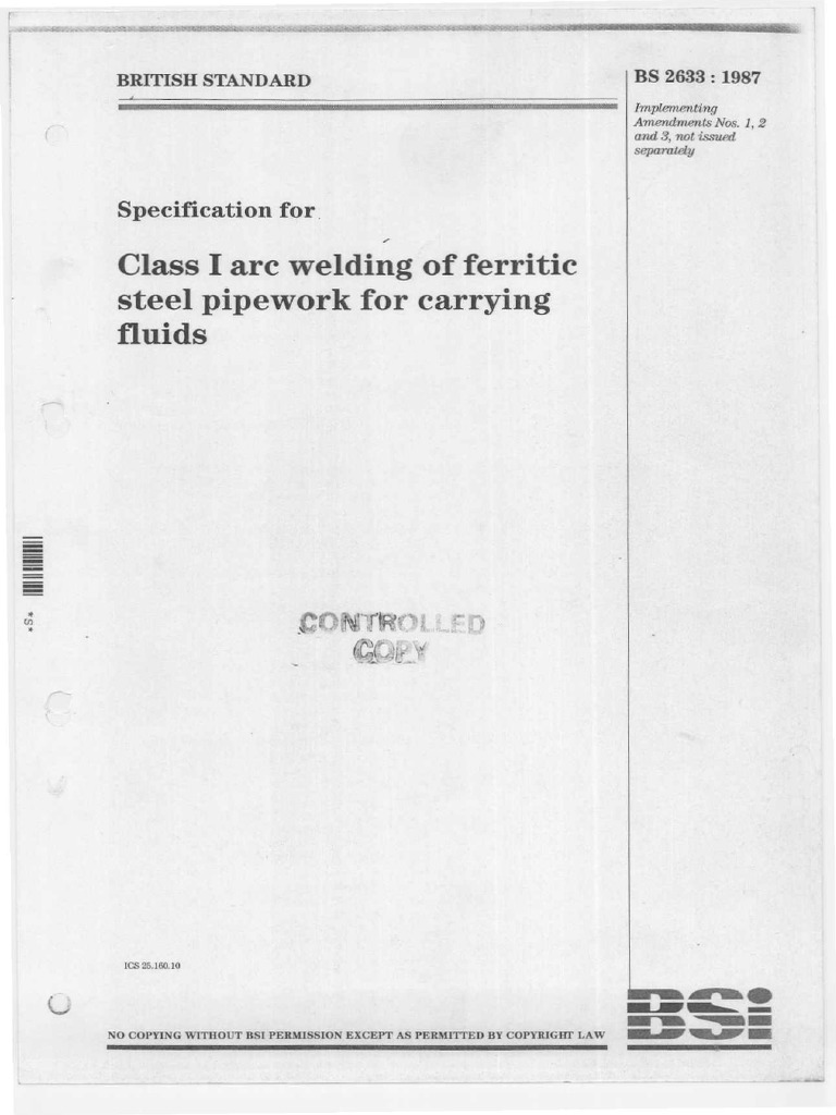 BS 2633 (1987) | PDF