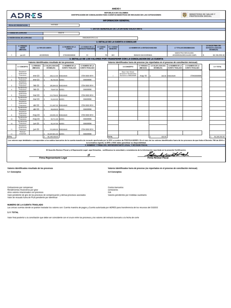 Anexos Circular 024 de 2022 - 30062023 | PDF | Bancario | Dinero