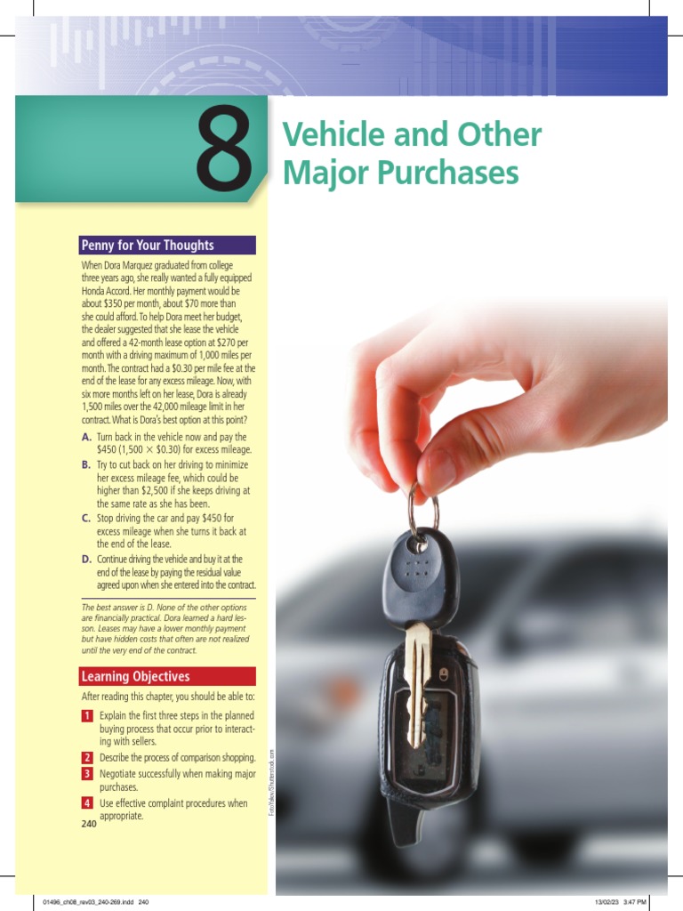 ch08 Rev03 240-269 | PDF | List Price | Car