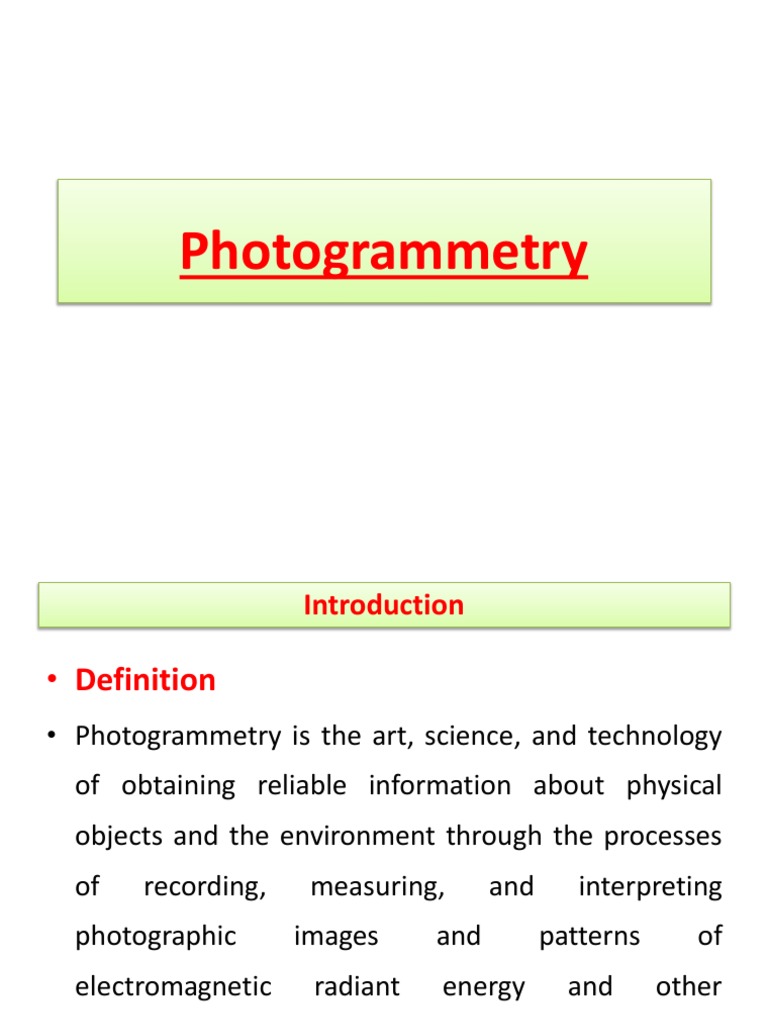 Lec - 11 - 12 - Introduction To Photogrammetry and Air Survey | PDF | Topography | Geographic ...