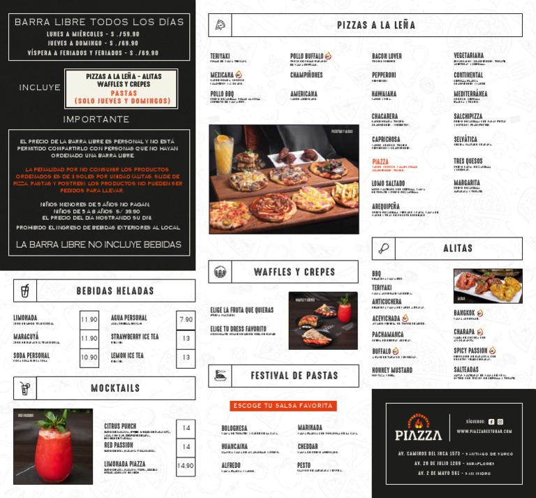 Barra Libre | PDF | Pizza | Tocino