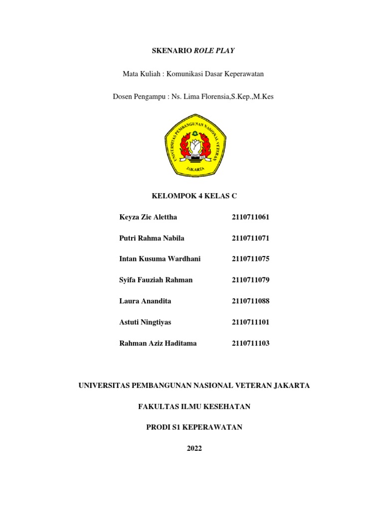 Role Play Komunikasi Keperawatan | PDF