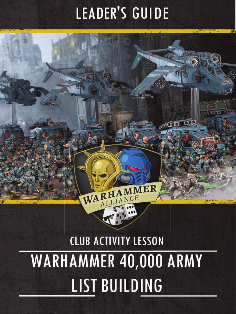 40K List Building Managers Guide 2 | PDF