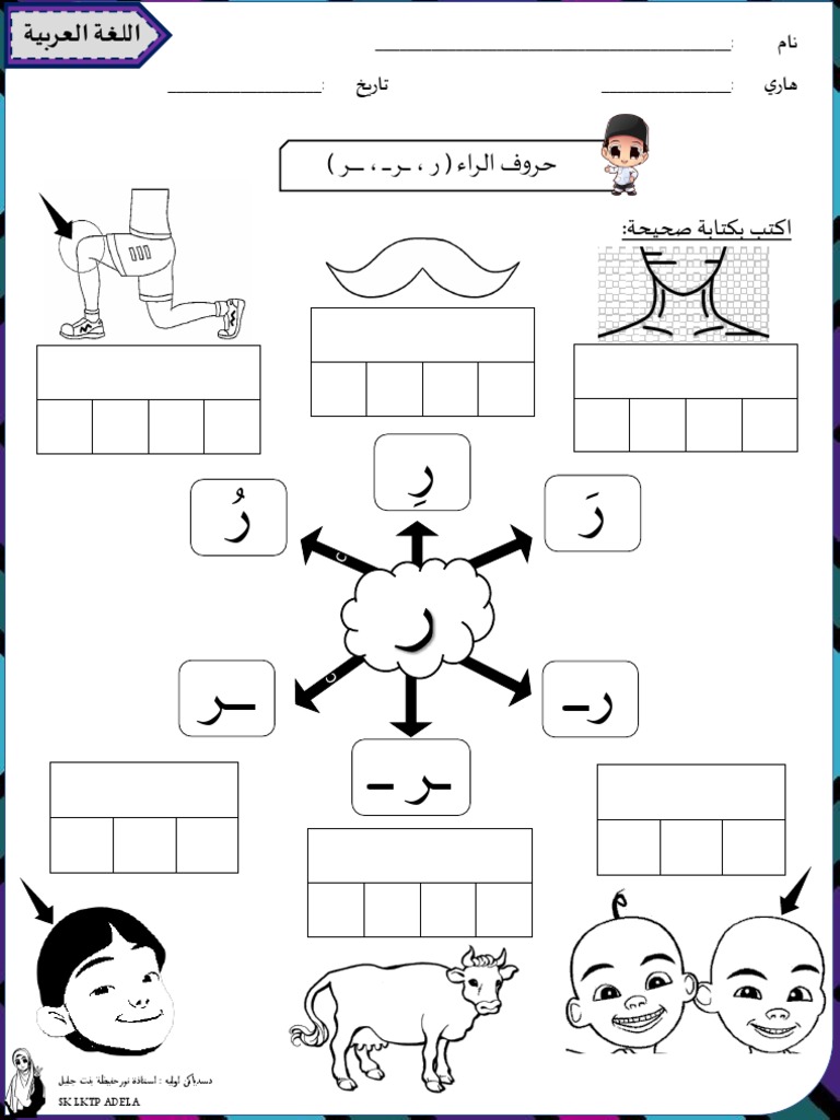 Latihan Arab Huruf Ra | PDF