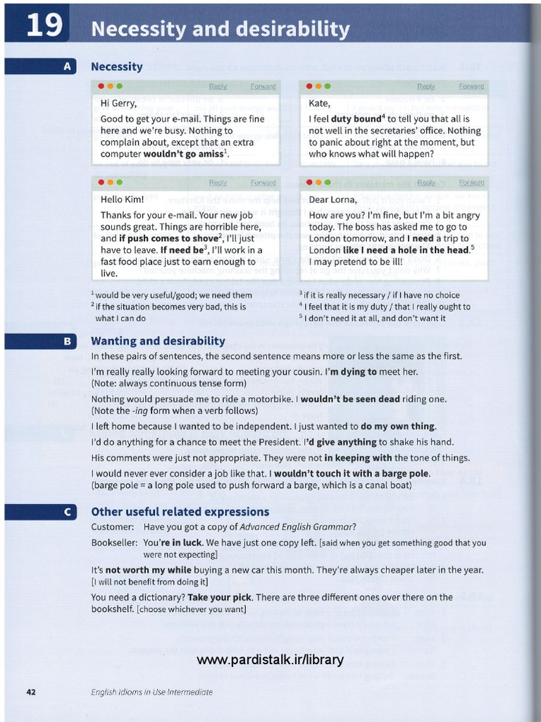 English Idioms Necessity | PDF | Science & Mathematics