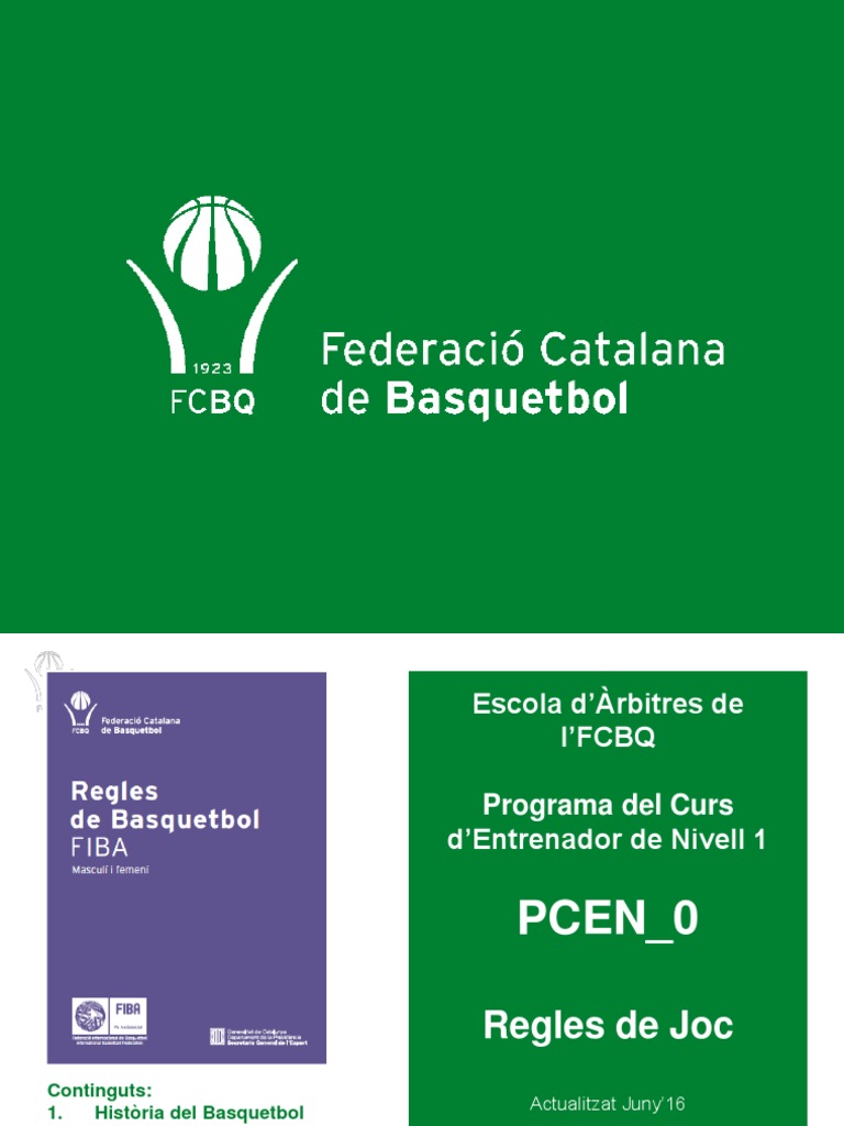 Programa Del Curs D'entrenador de Nivell 0 PCEN - 0 Regles de Joc | PDF