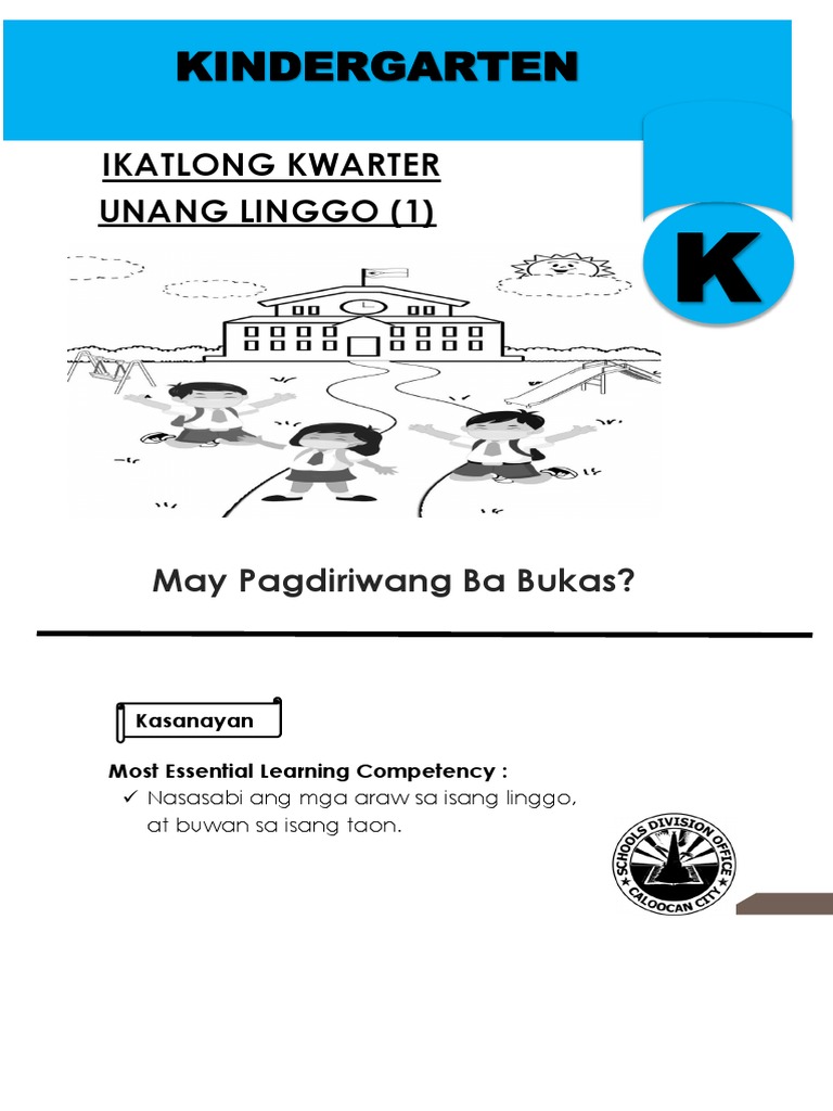 Kinder Q3 Week 1.1 | PDF
