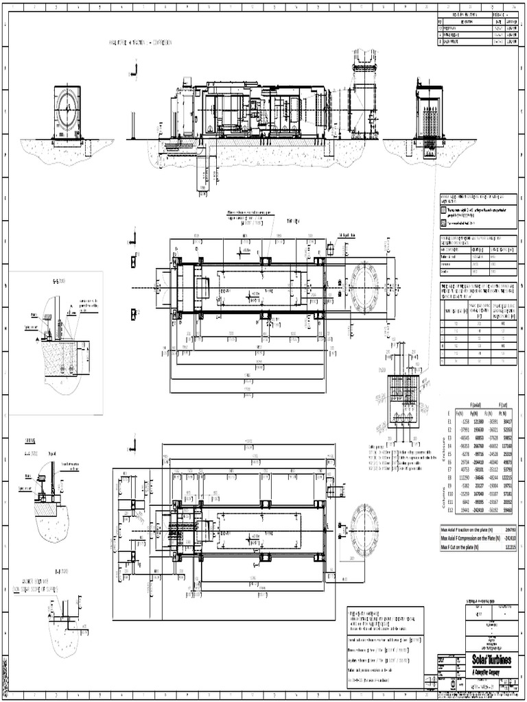 4E701-149256-21 - B (PGM130 Foundation and Static Loads Plan) | PDF