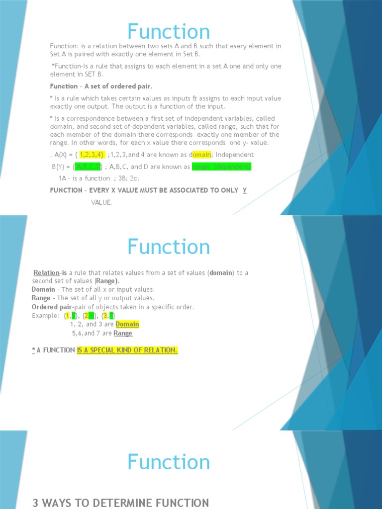 Function | PDF | Function (Mathematics) | Equations Function | PDF | Function (Mathematics) | Equations