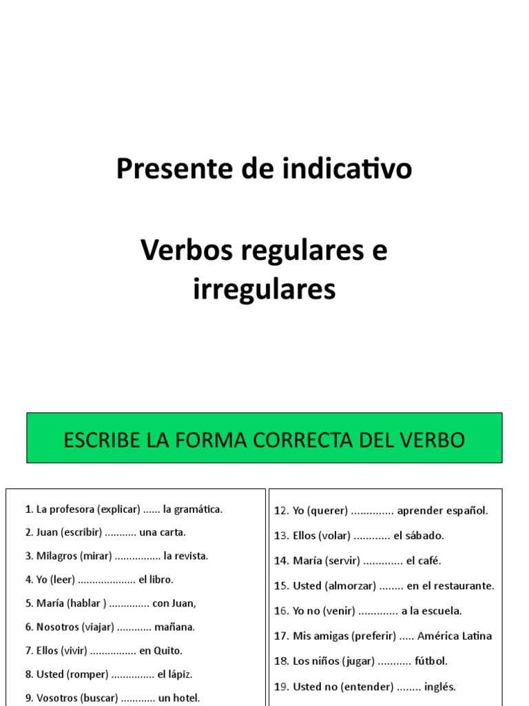 Repaso Verbal L1-L7 - Todos Los Tiempos Verbales | PDF | Francisco ...