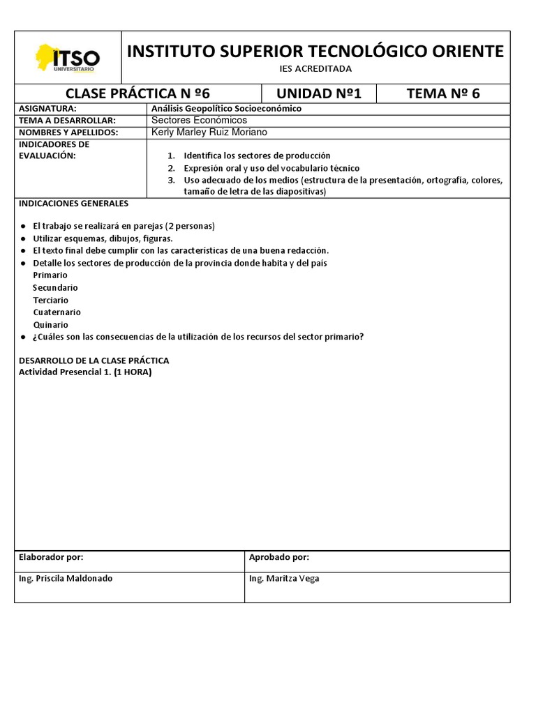 ACTIVIDAD PRESENCIAL 6 (Clase Práctica) - Compressed | PDF | Industria textil | Textiles