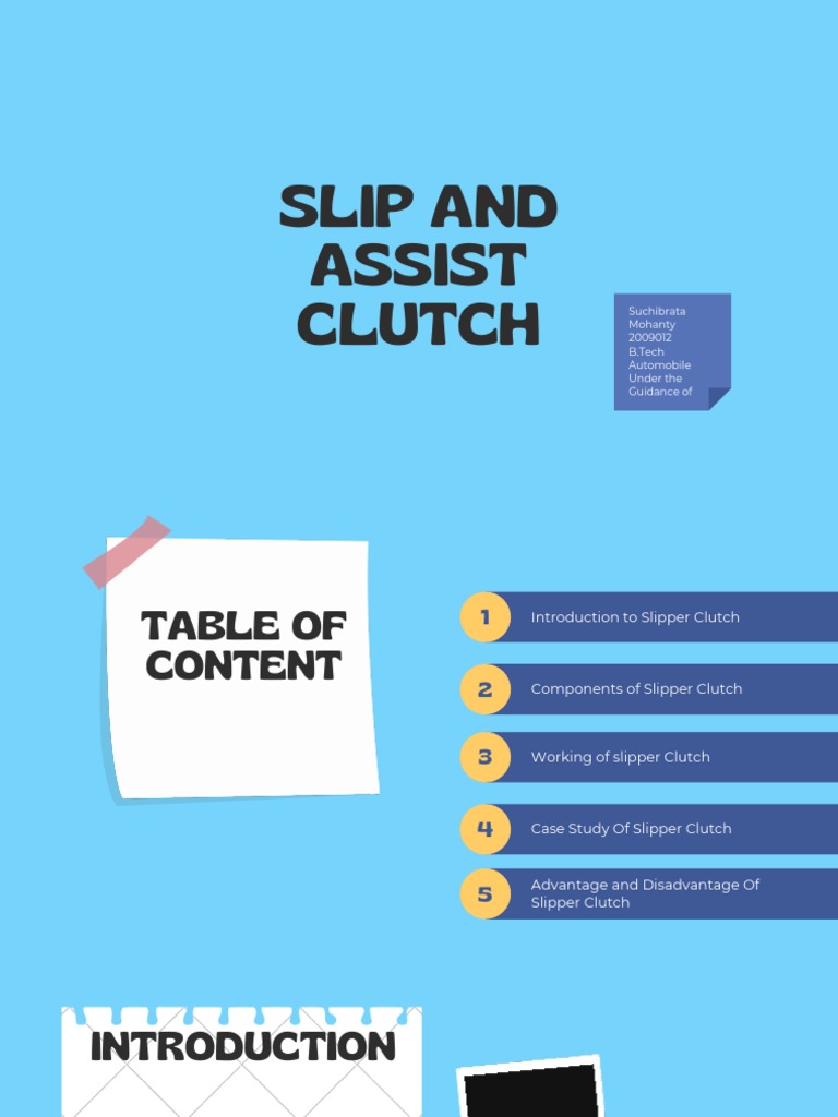 Slipper Clutch: Function and Benefits | PDF | Clutch | Machines