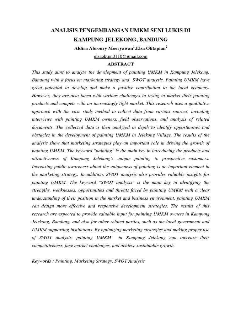 Tugas14 - Manajemen Strategi - Elsa Oktapian - 101120111364 - Selasa15.30 | PDF | Marketing ...