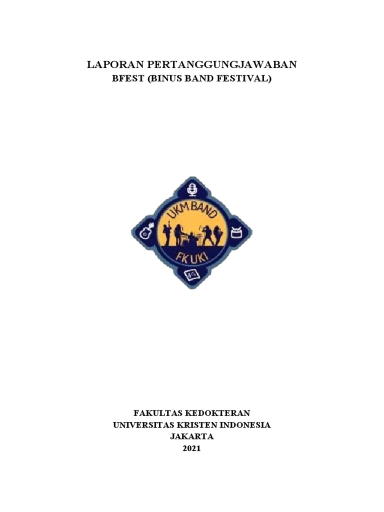 Laporan Pertanggungjawaban BFEST 2021 | PDF