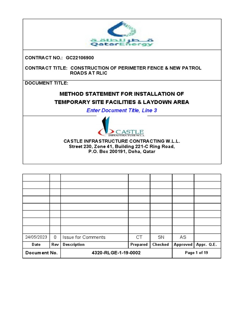 MS For Inst. of TSF & Laydown Area | PDF | Pump | Plumbing