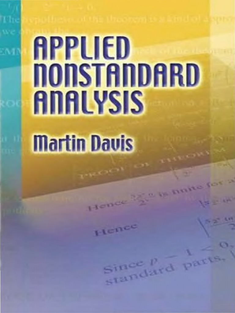 Applied Nonstandard Analysis (Martin Davis) | PDF