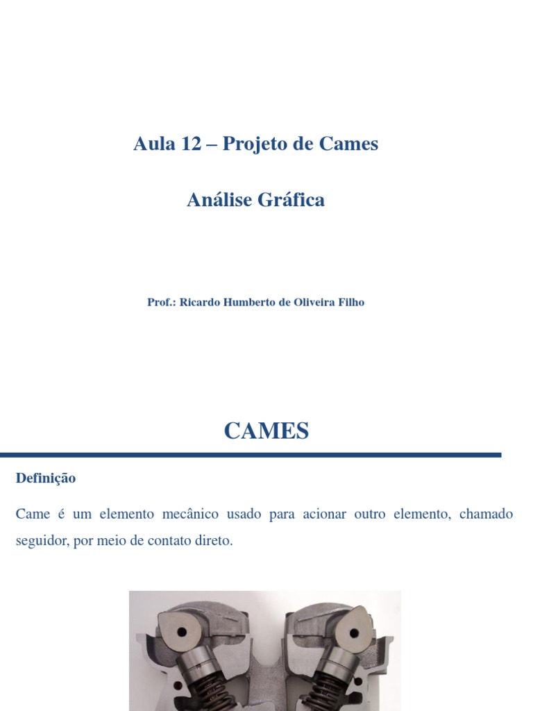 14 Projeto de Cames - Análise Gráfica | PDF | Círculo | Sistema de ...